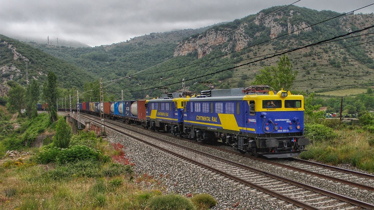 405 - Nueva locomotora Raxell - Continental Rail - YouTube