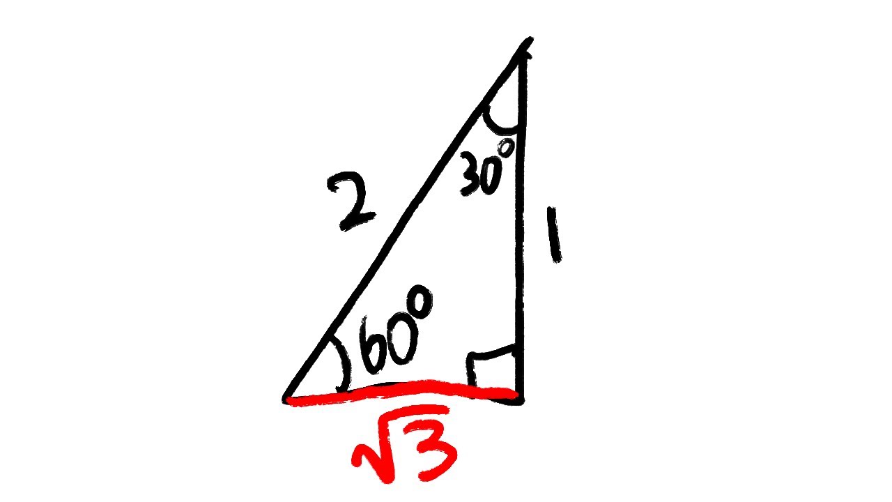 trigonometry: the ratio of the 45-45-90 special right triangle - YouTube