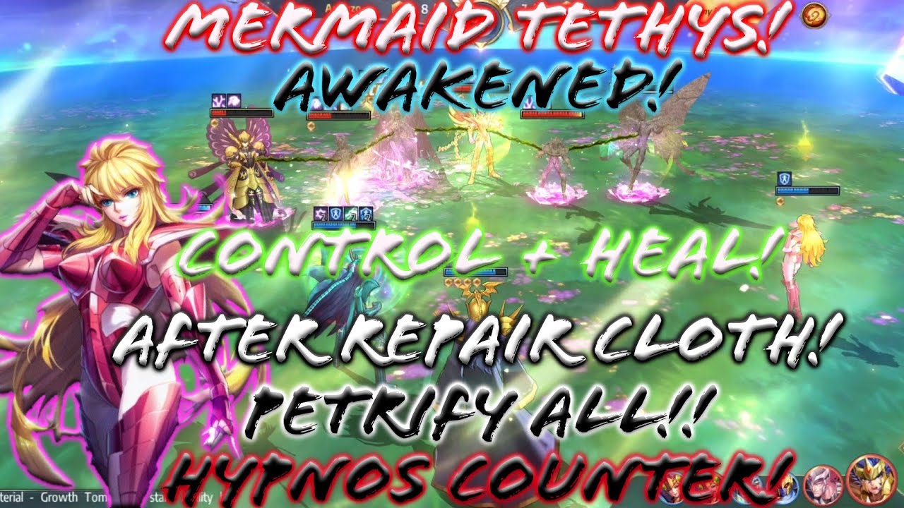 Saint Seiya: Awakening - Mermaid Tethys Awakened! After Repair Cloth ...