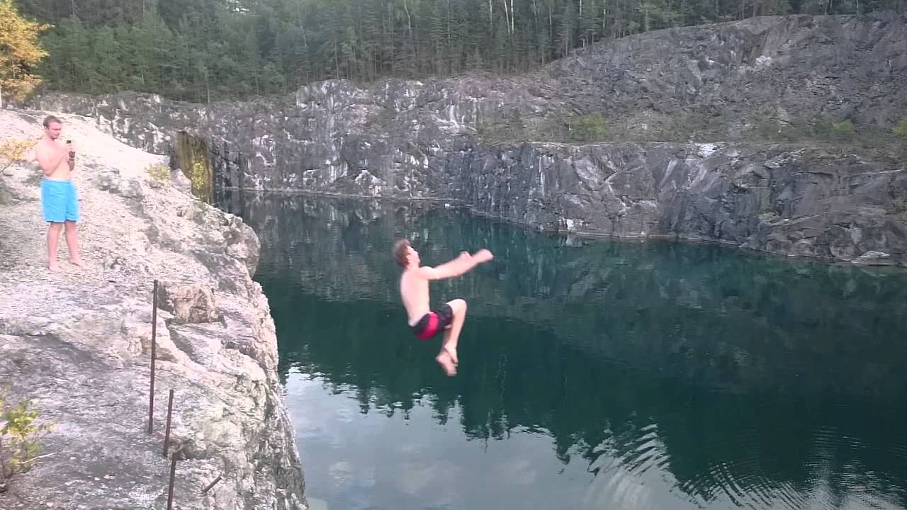Epic backflip fail - YouTube