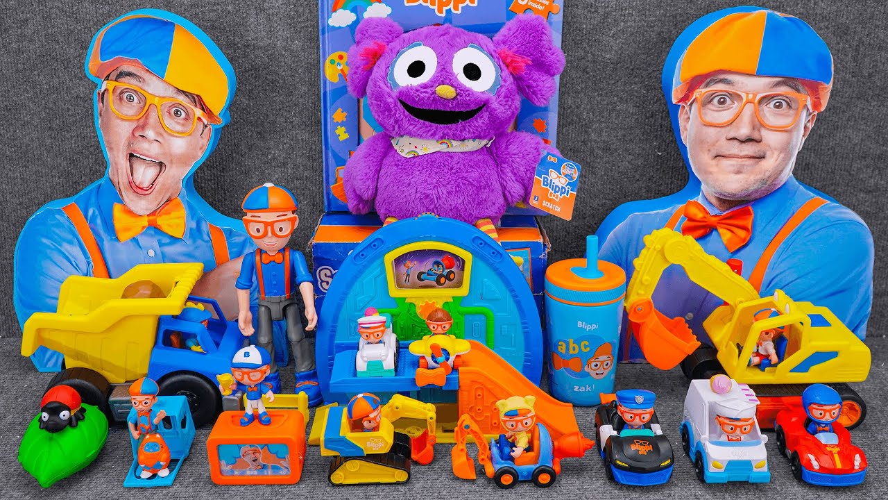 65 Minutes Satisfying with Unboxing Cute Blippi Surprise Box Toys ...