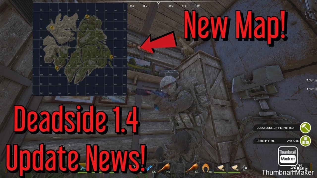 DEADSIDE NEW 1.4 Console UPDATE! (NEW Map, Bug Fixes, Camo Update ...