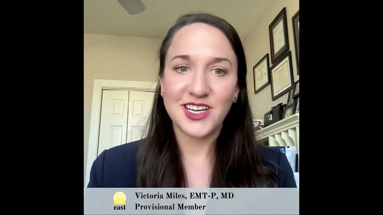 Dr. Victoria Miles on Being a Provisional EAST Member - YouTube