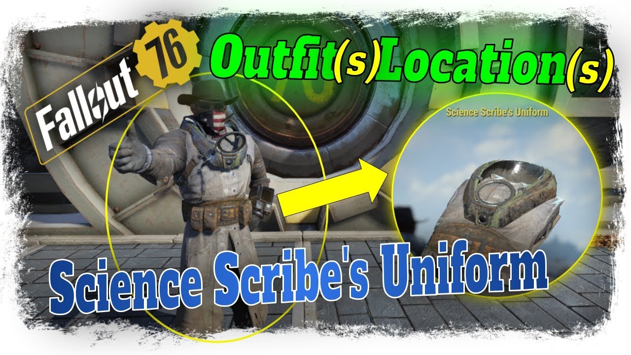 Fallout 76 Science Scribe's Uniform - How To Get it? - YouTube