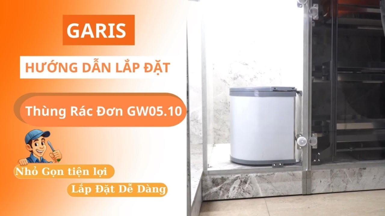 [HƯỚNG DẪN LẮP ĐẶT] THÙNG RÁC ĐƠN GW05.10 GARIS ĐƠN GIẢN CHỈ TRONG VÀI ...