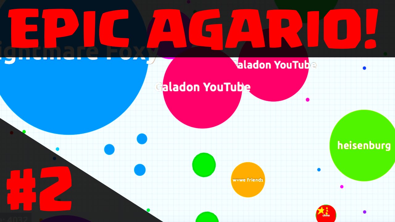 EPIC Agar.io Game Play - Trolling Agario to #1 - Part 2 - YouTube