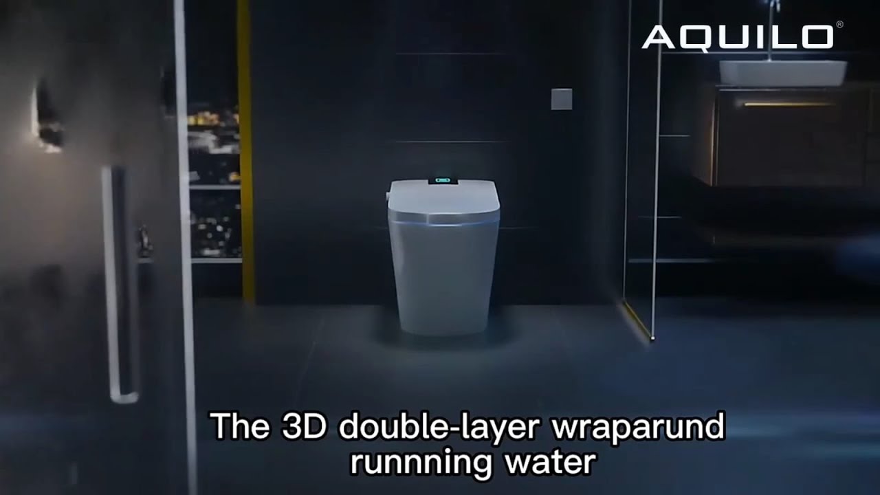 AQUILO Luxurious Intelligent Tankless WC - YouTube