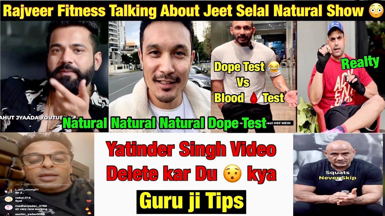 Rajveer Talking HSF Natural Show And Tarun Gill vs Jeet Selal Dope Test ...