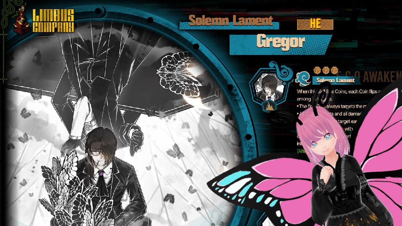 Solemn Lament Gregor Ego overview with an insect brain [Limbus Company] - YouTube
