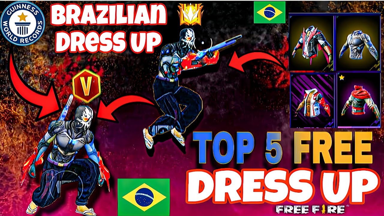 Brazilian Dress Up Combination In Free Fire🔥|| Freestyle Dress ...