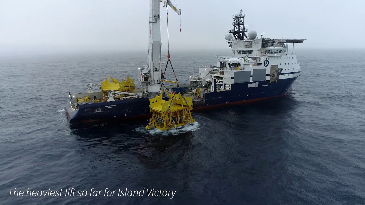 A subsea milestone for Island Victory - YouTube