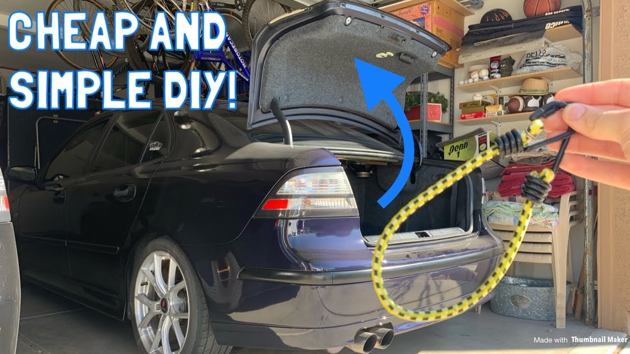 $3 Mod to Make Your Saab 9-3 Trunk "Power" Operated! - YouTube