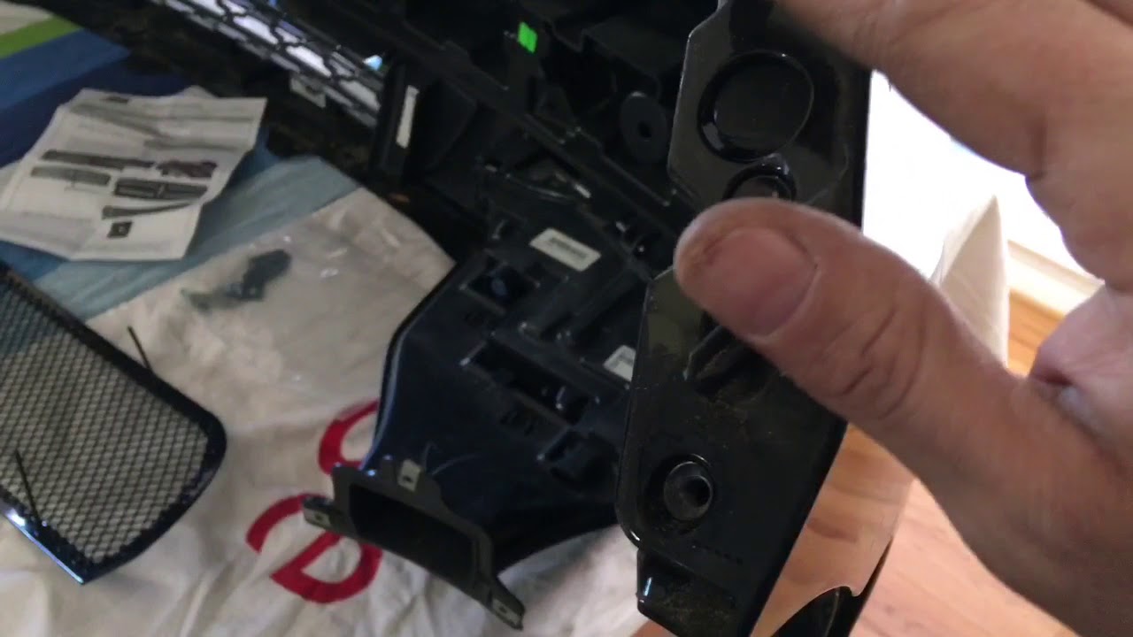 Part 1 grille install - YouTube