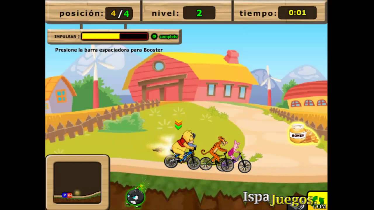 Pooh Friendly Race Juego Infantil - YouTube