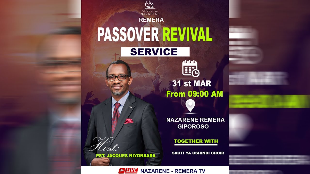 🔴LIVE II PASSOVER REVIVAL SERVICE WITH PASTOR JACQUES - YouTube