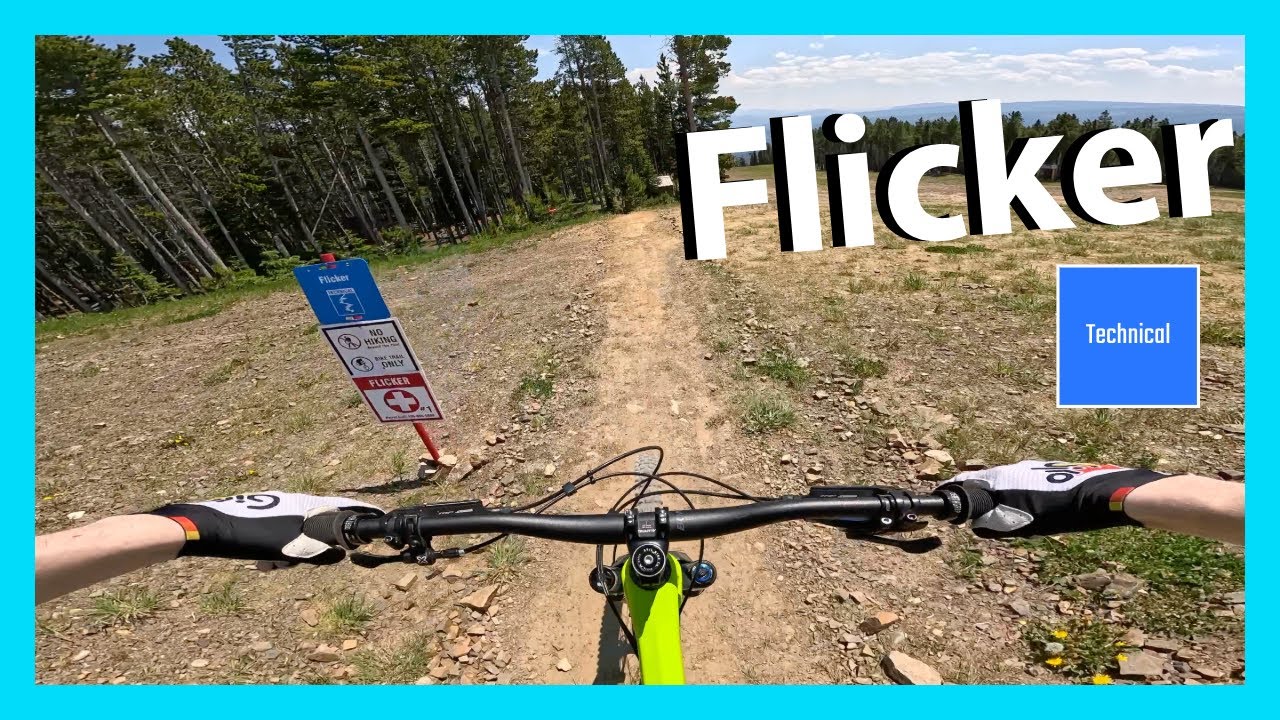 Flicker trail- Big Sky bike park - YouTube