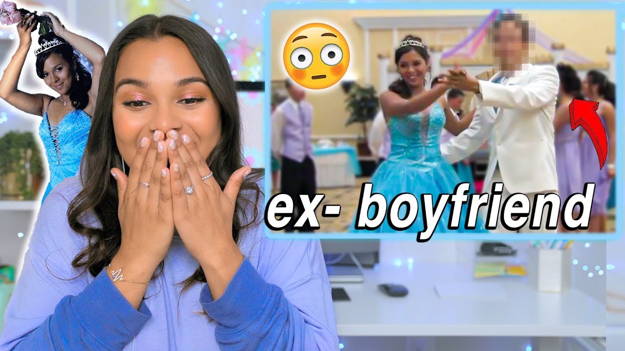 Reacting to my Quinceañera 10 YEARS LATER! (emotional & cringe) - YouTube