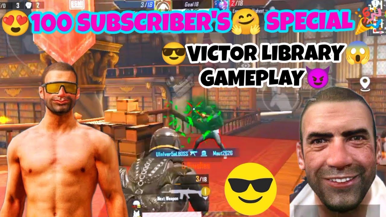 😍100 SUBSCRIBER'S🤗 SPECIAL🎉 | 😎VICTOR LIBRARY😱 GAMEPLAY😈 | Killer ...