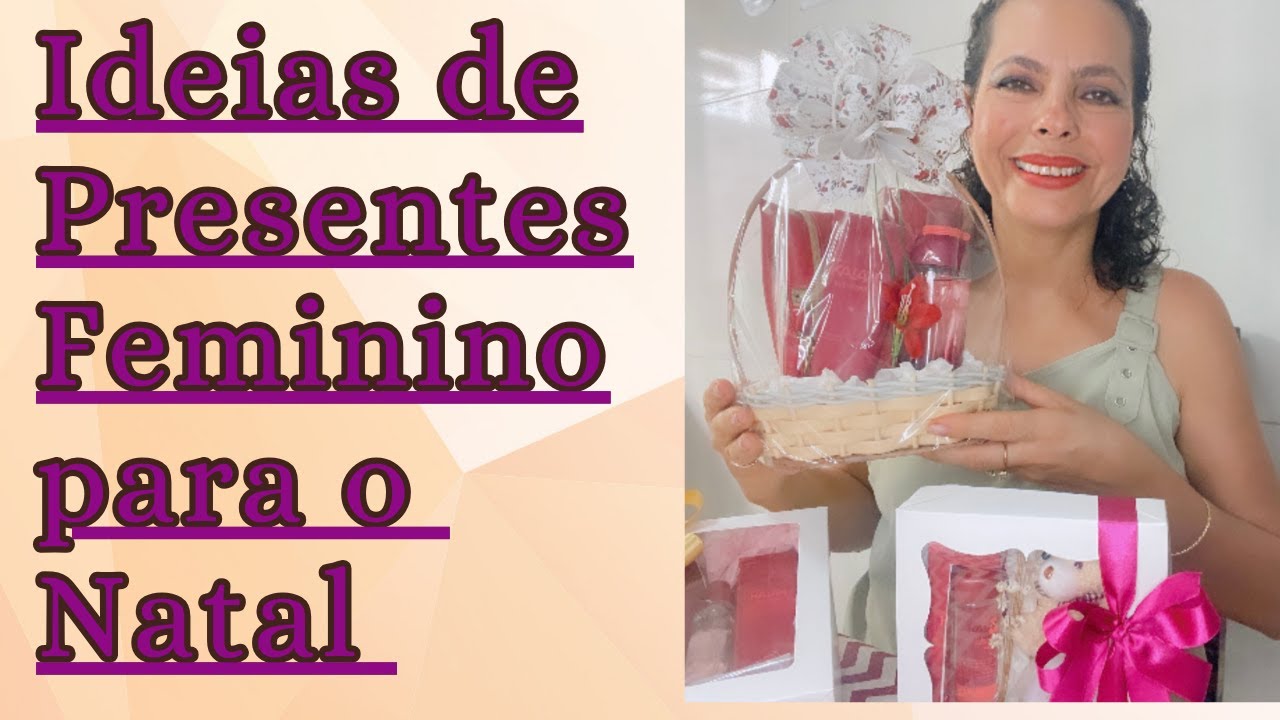 3 ideias de presentes femininos para o natal - YouTube