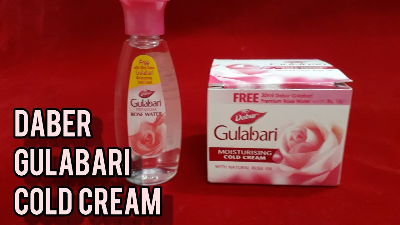 DABUR GULABARI MOISTURISING COLD CREAM ll REVIEW ll - YouTube