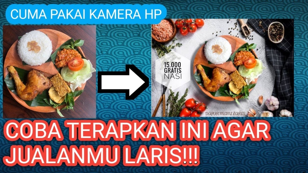 cara edit foto makanan agar menarik - Foto Menu Lalapan Ala Restoran ...