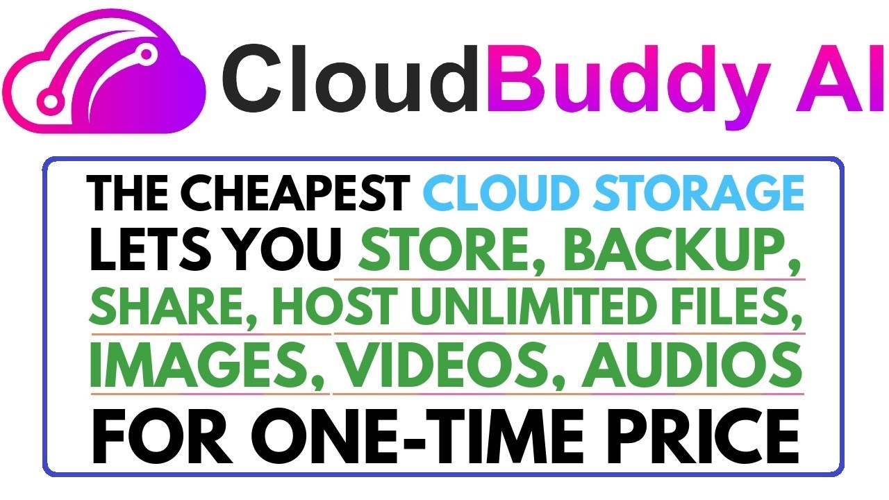 CloudBuddy AI Review, Demo, Bonus - Secure Cloud Storage for All Your Files (One-Time Price ...