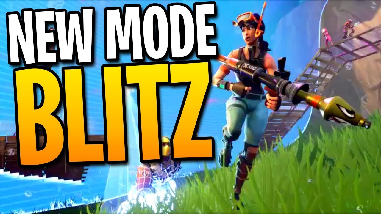 NEW FORTNITE BLITZ MODE GAMEPLAY! - Fortnite: Battle Royale Blitz ...