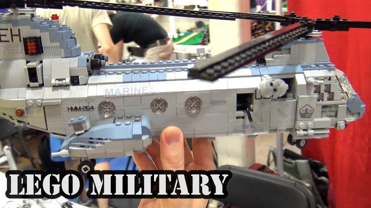 LEGO US Marines Sea Knight Helicopter | BrickFair Virginia 2017 - YouTube