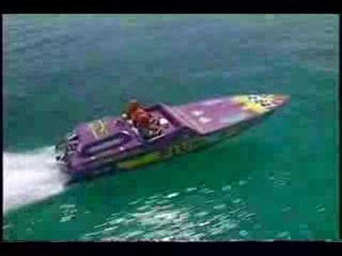 High Speed Power Boats Pantera 24' 1 x 600hp - YouTube