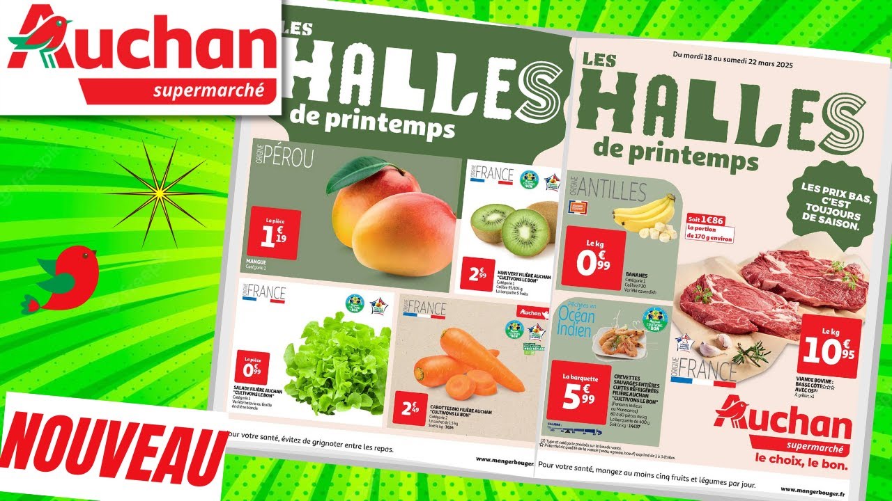 catalogue AUCHAN SUPERMARCHÉ du 18 au 22 mars 2025 😍 Arrivage - FRANCE ...