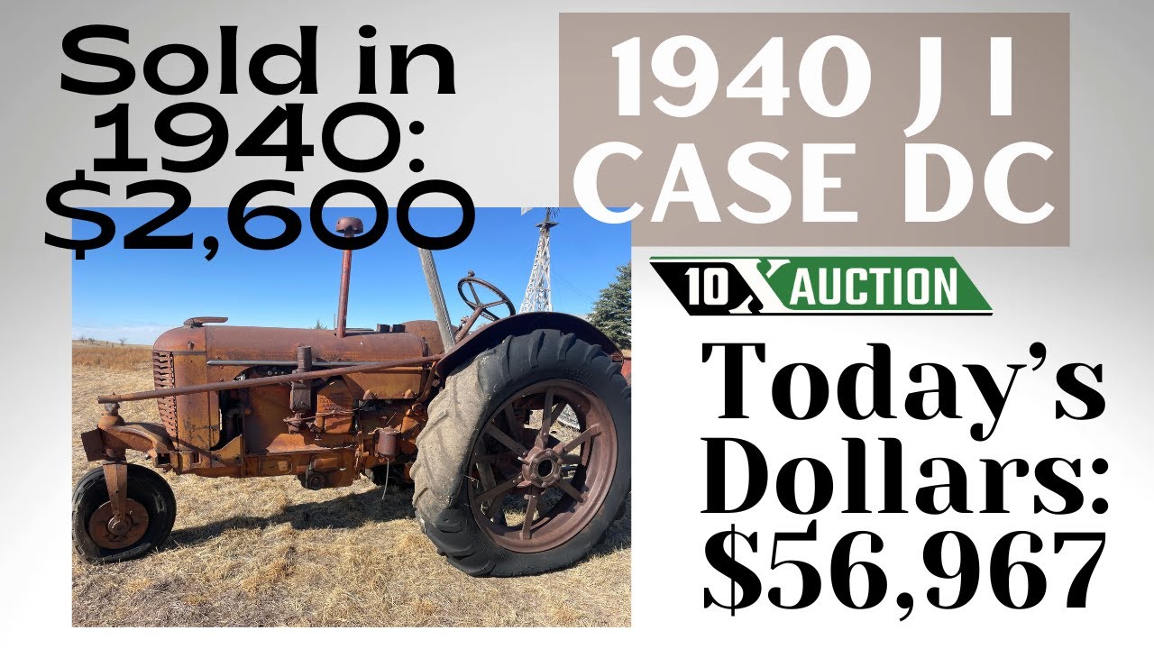 J I CASE DC Tractor (1940) 10X AUCTION AuctionTime/TractorHouse - YouTube