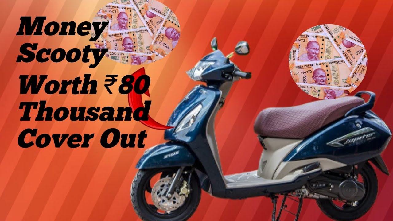 We Cover Out Scooty With Money Scooty|Worth ₹80Thousand #youtube - YouTube