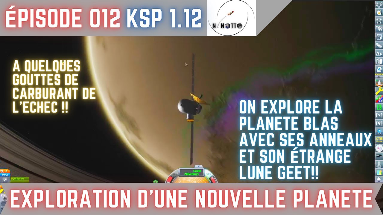 Ep 012 - série KSP moddée 1.12 - Une nouvelle planète a explorer !! - YouTube