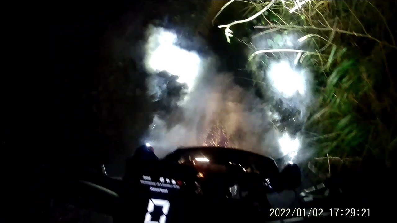 ccm 644 r30. Buildwas lane, dark and very wet - YouTube