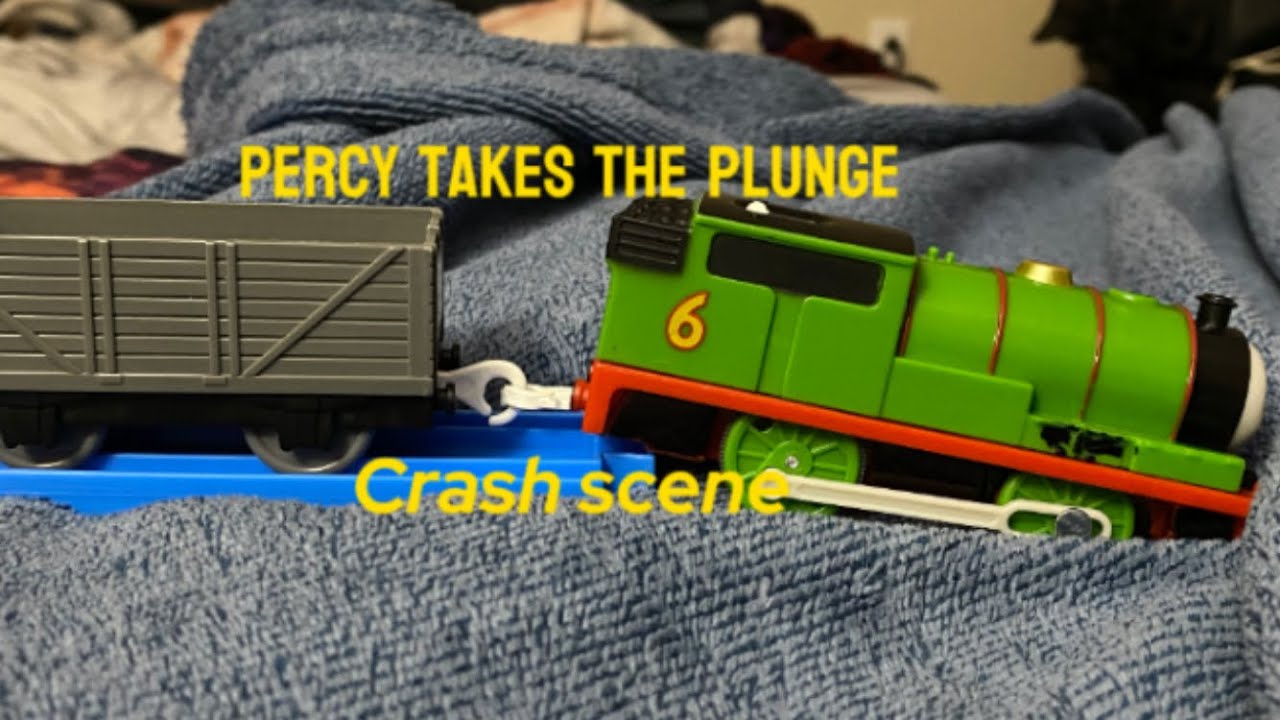 Percy takes the plunge crash scene - YouTube