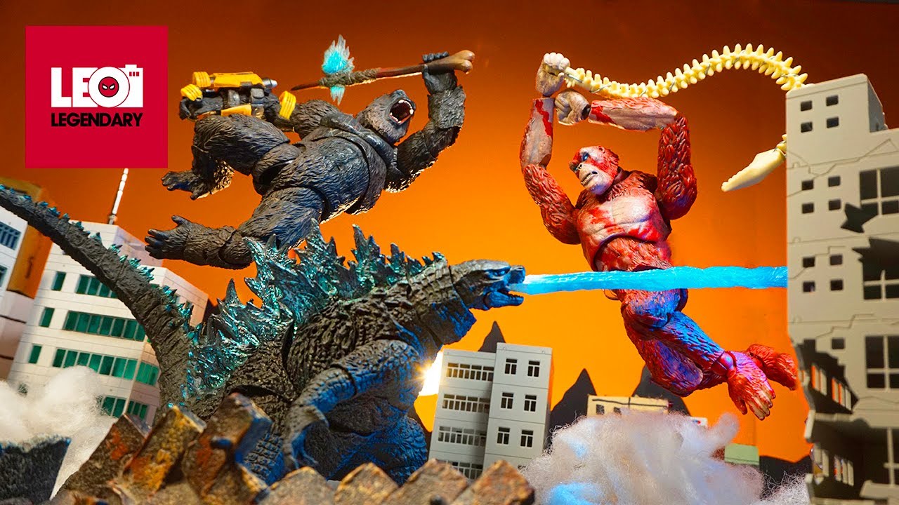 Godzilla x Kong vs Skar King: New Epic Stop-Motion Battle - YouTube