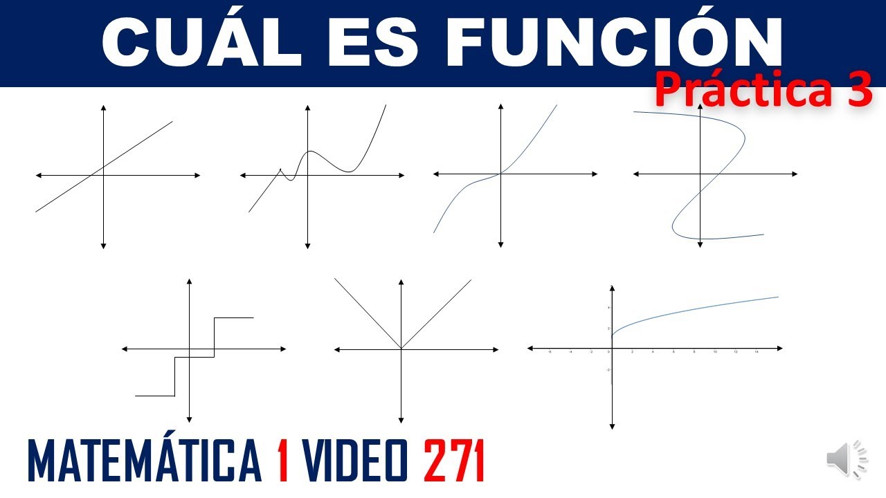 Cuál es función | Práctica 3 | Cómo darte cuenta cuando una gráfica es ...