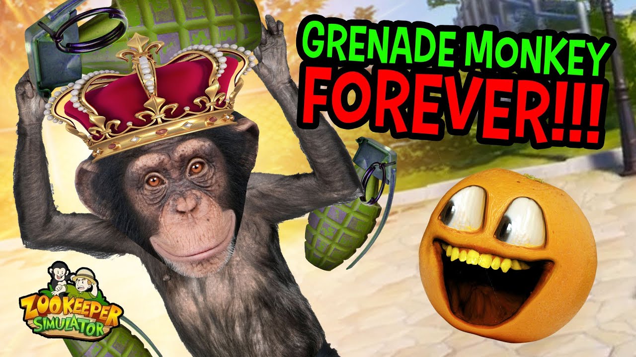 Grenade Monkey Forever!!! | ZooKeeper Simulator Supercut - YouTube