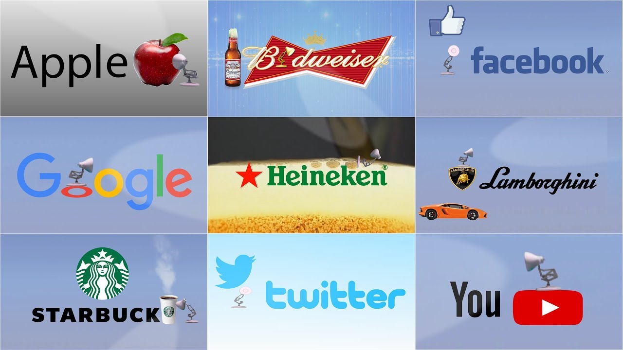 Famous Logo Spoof Luxo Lamp Part 2 - YouTube