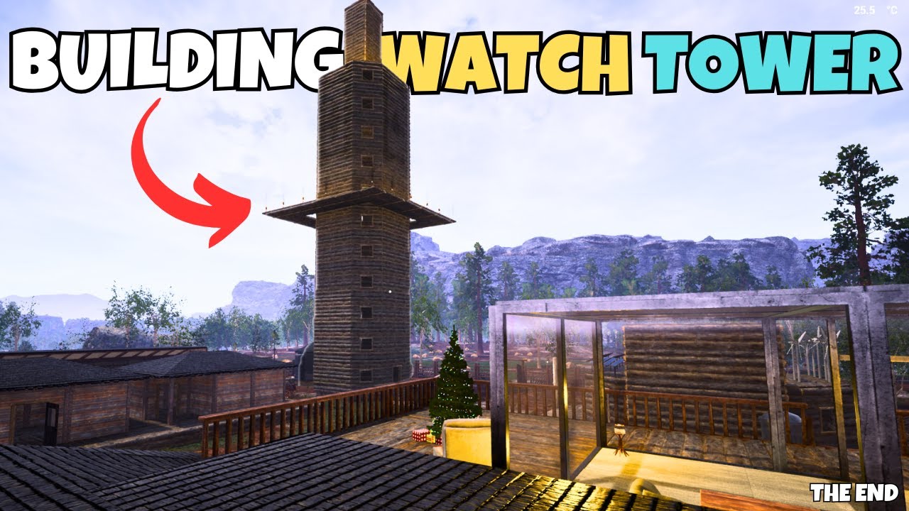 BUILDING THE STRONGEST WATCH TOWER IN THE INFECTED GAME | GAMEPLAY #16 ...