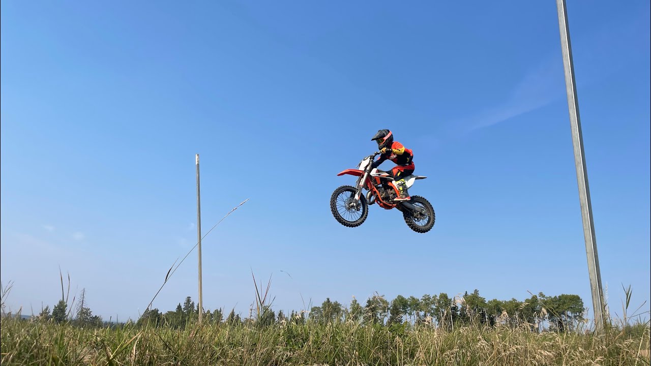 Ktm Super Mini 112 at Table Top Race Ways - YouTube