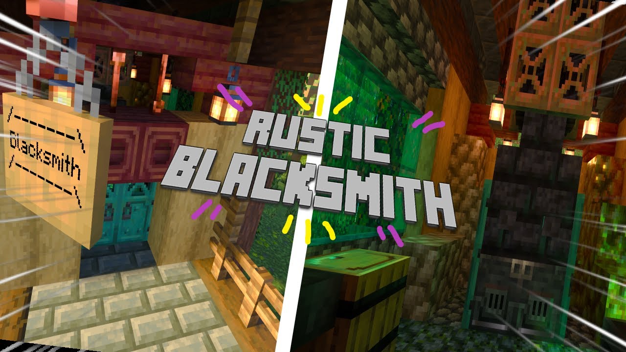 Simple Rustic Blacksmith Timelapse Minecraft Building Ep 1~ - YouTube