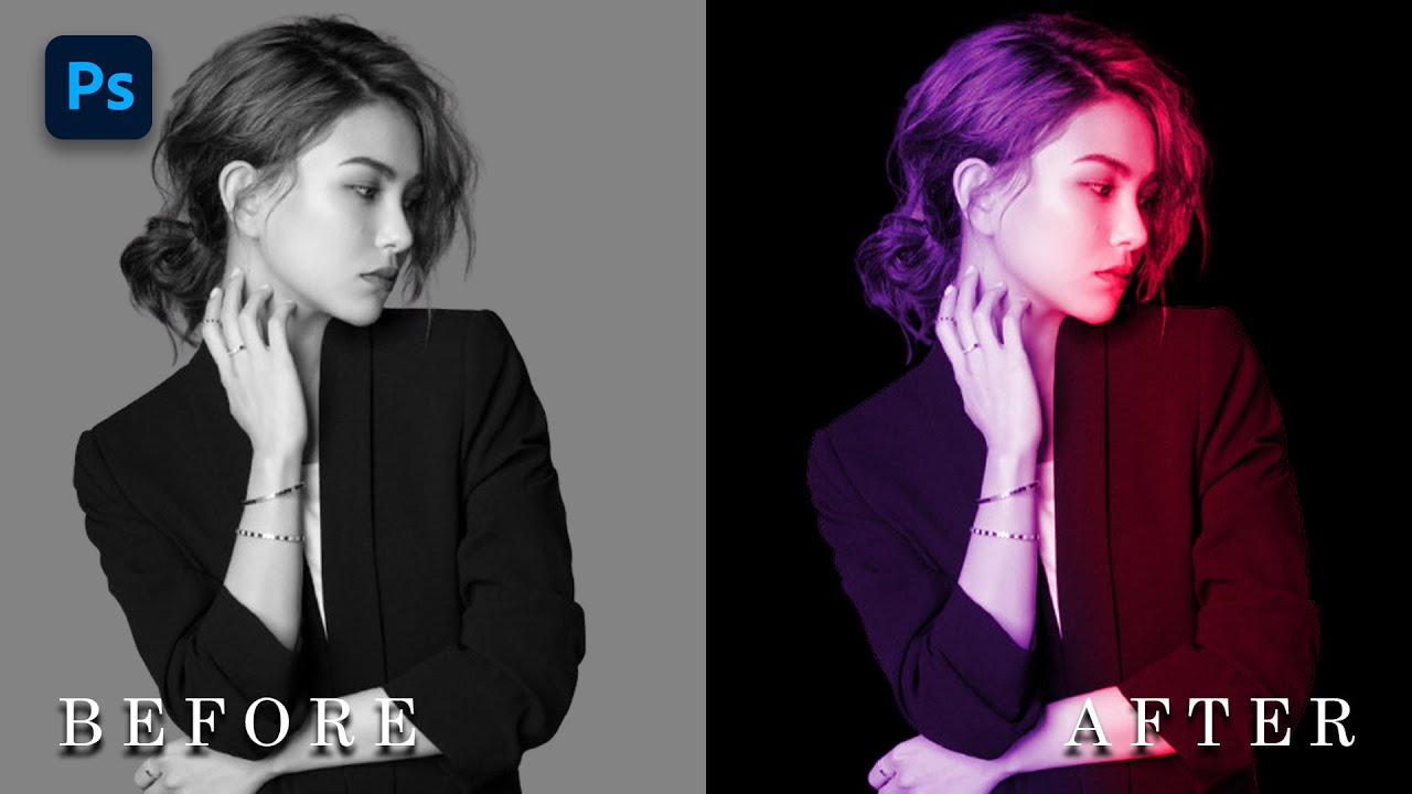 Photoshop Manipulation | How to Make Duel Tone Effect in Photoshop ...