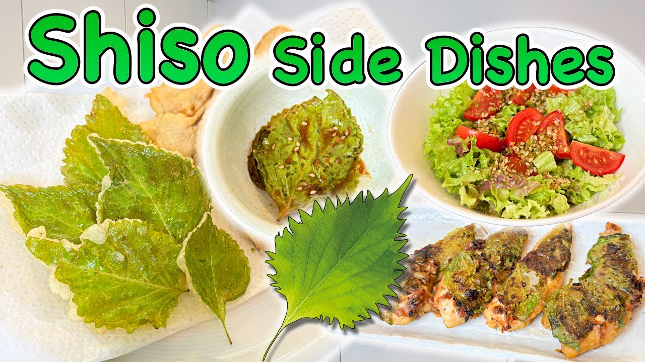How to make Shiso side dishes x4 〜紫蘇の副菜四種〜 | easy Japanese home cooking ...