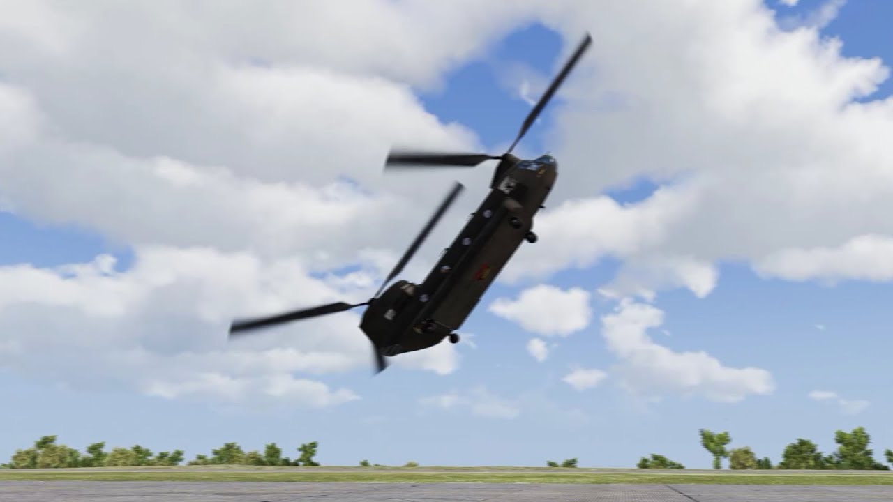 ARMA 3: Chinook Quick Stop / Rapid Deceleration (Advanced Flight Model ...