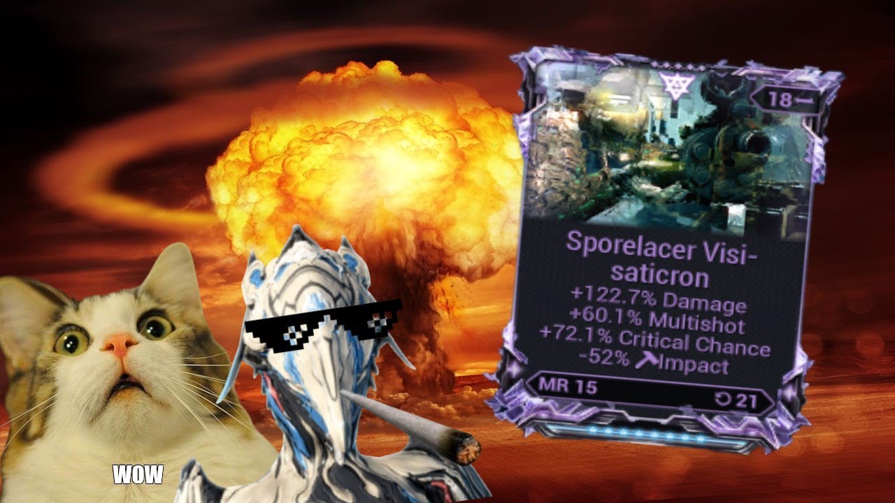 KA🅱OOOOOM!!! Sporelacer Kitgun God Riven + Builds | Warframe 2021 - YouTube