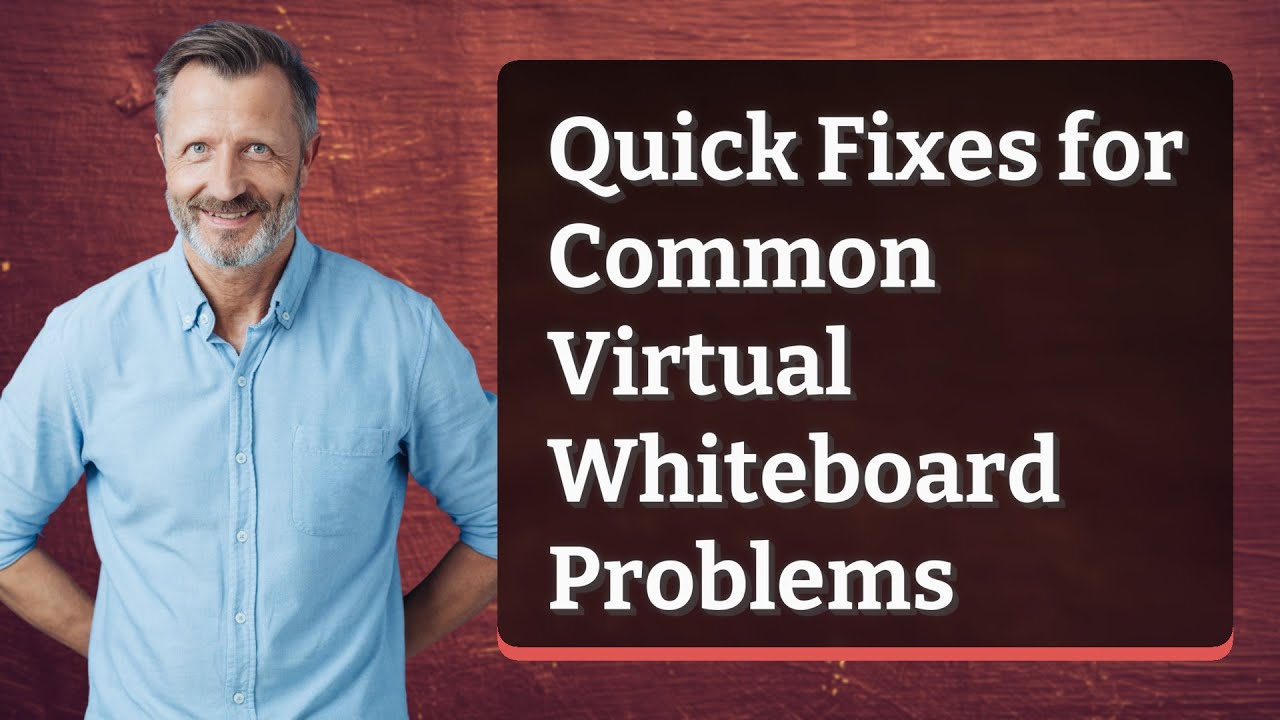 Quick Fixes for Common Virtual Whiteboard Problems - YouTube