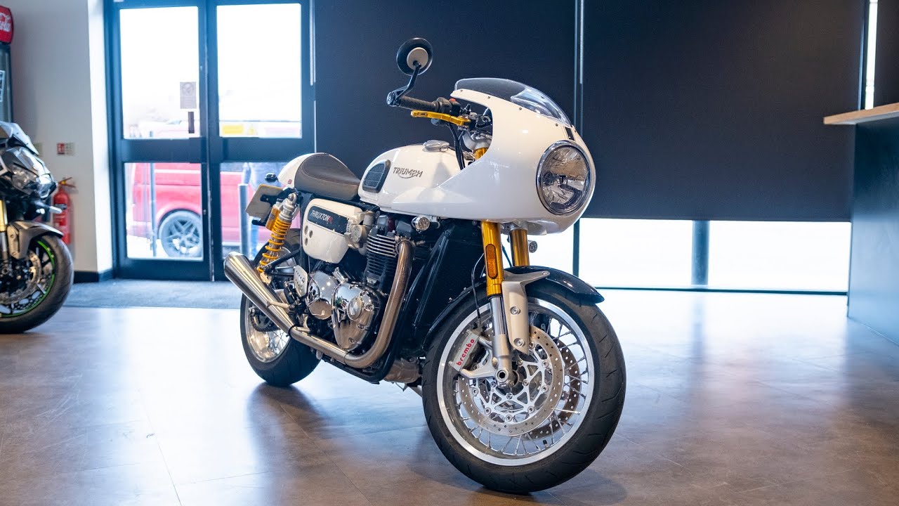 2016 TRIUMPH THRUXTON R - Used Motorcycle - Pidcock Triumph - YouTube