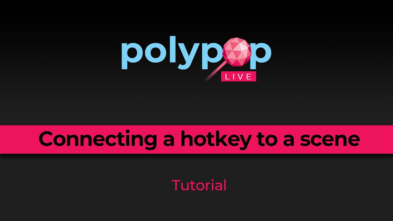 Connecting a Hotkey to a Scene Tutorial - YouTube