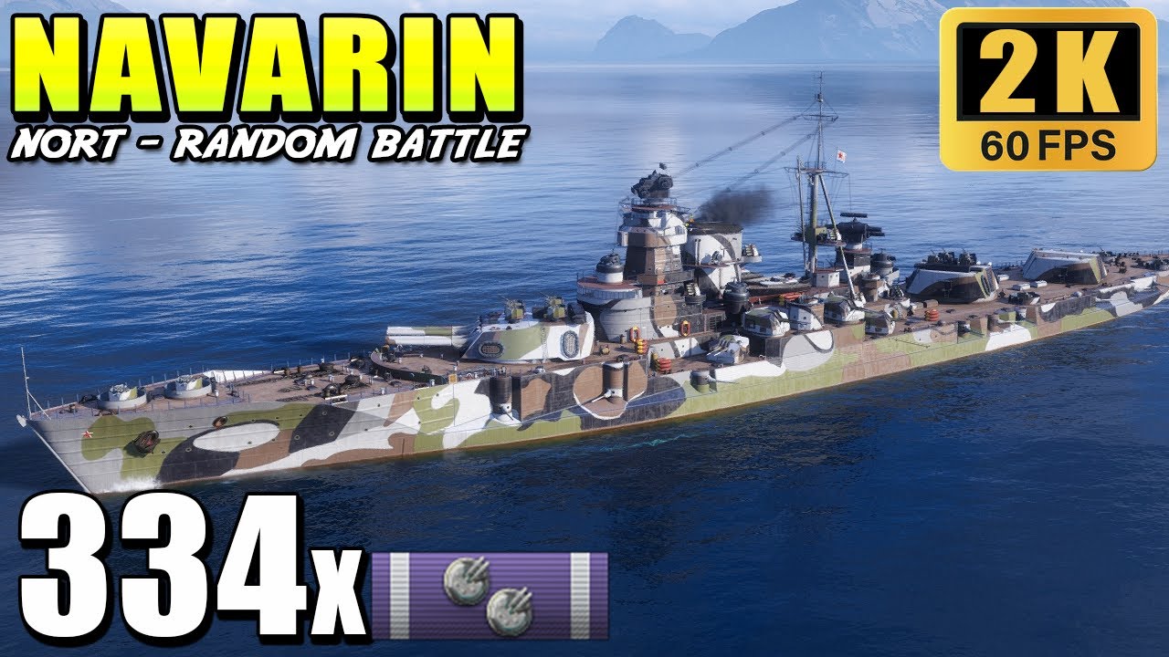 Battleship Navarin - Secondary build - YouTube